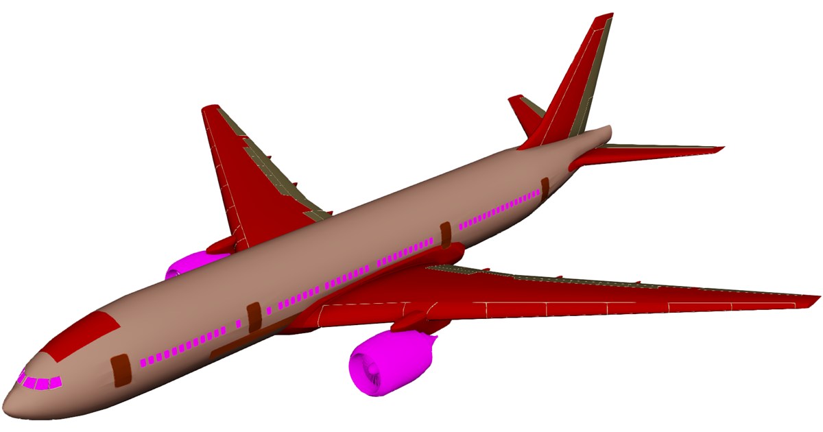 Boeing 777 3D Model - 3D CAD Browser