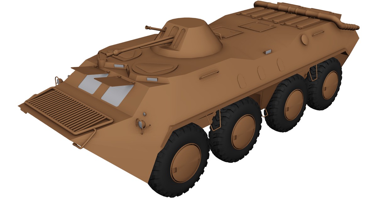BTR-70 3D Model - 3D CAD Browser