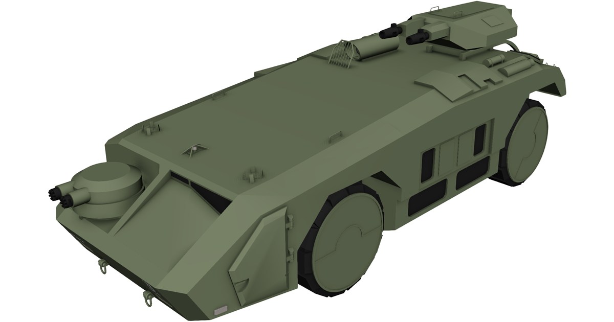 M577 APC 2A 3D Model - 3D CAD Browser