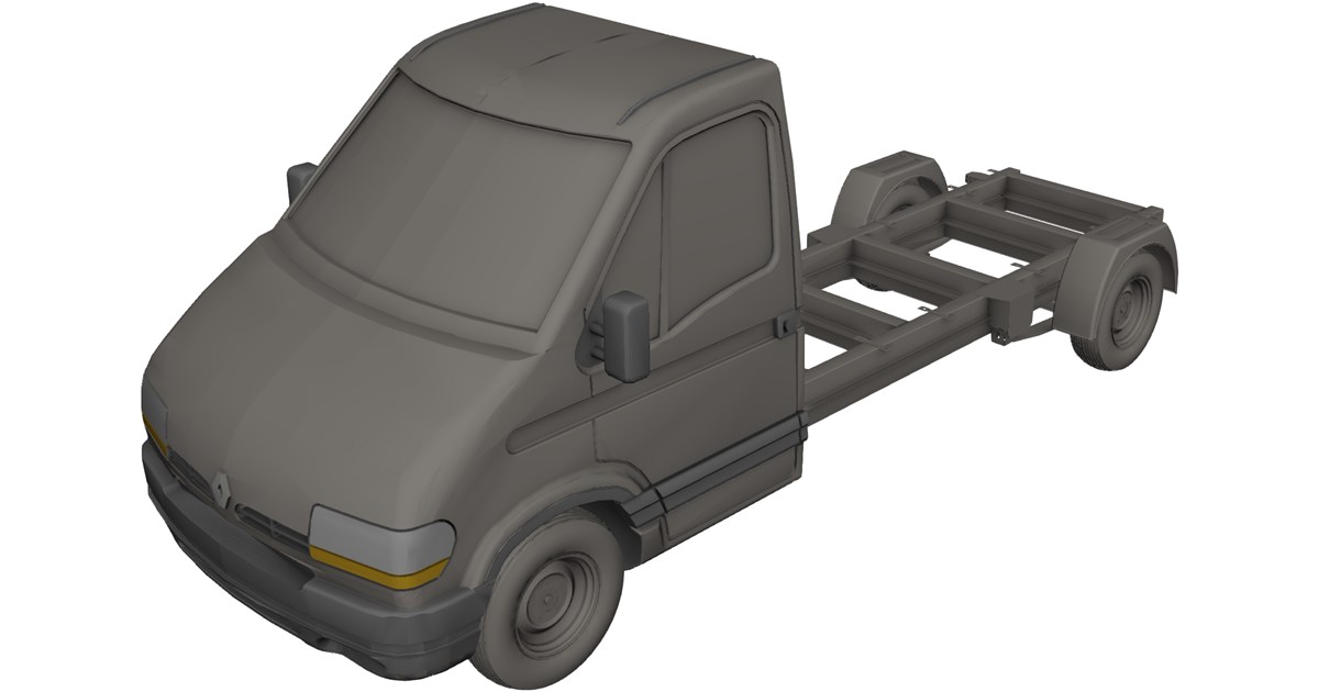 Renault Master CAD Model - 3D CAD Browser