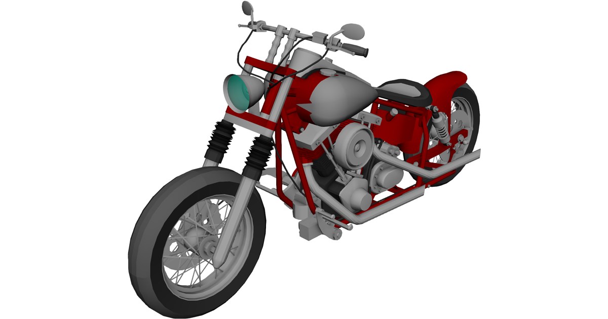 Chopper 3D Model - 3D CAD Browser