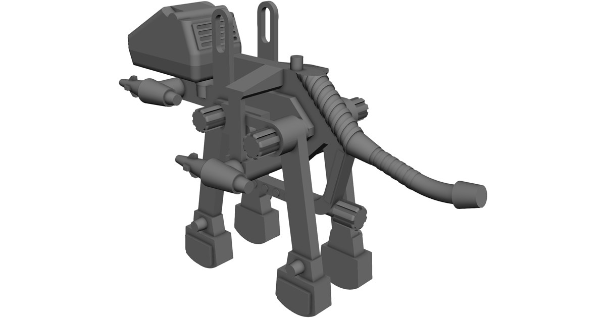 Mechanical Dinosaur Toy CAD Model - 3D CAD Browser