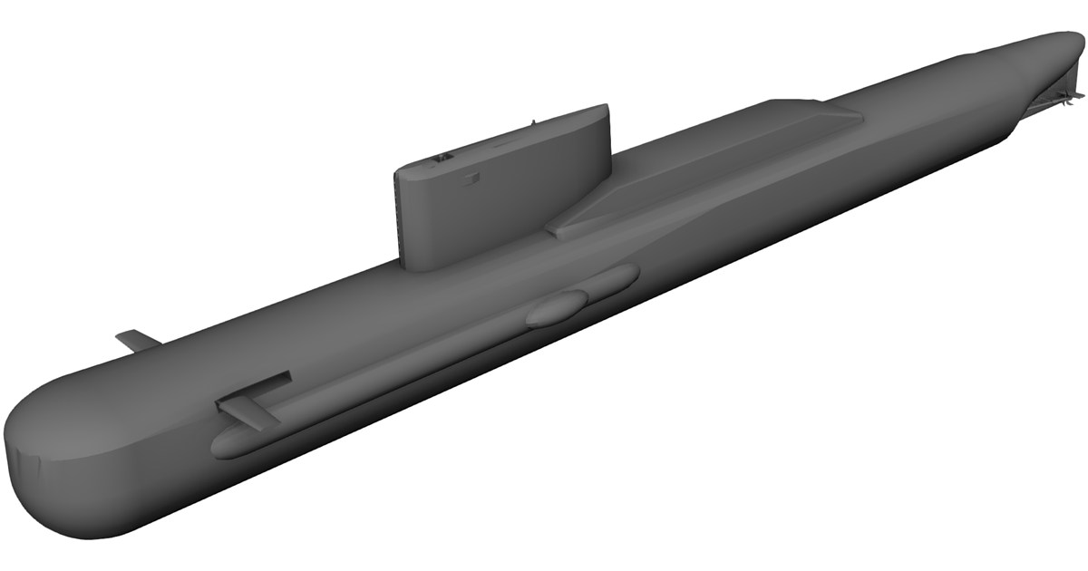 Sarov Class Submarine 3D Model - 3D CAD Browser