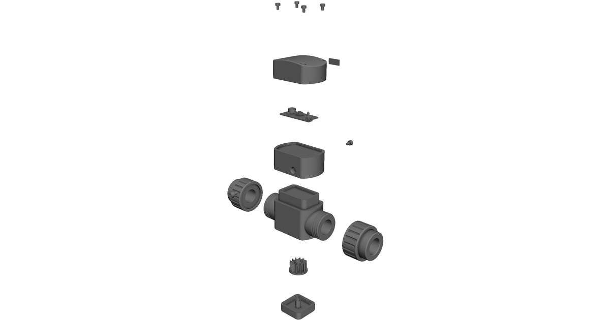 Flow Sensor CAD Model - 3D CAD Browser