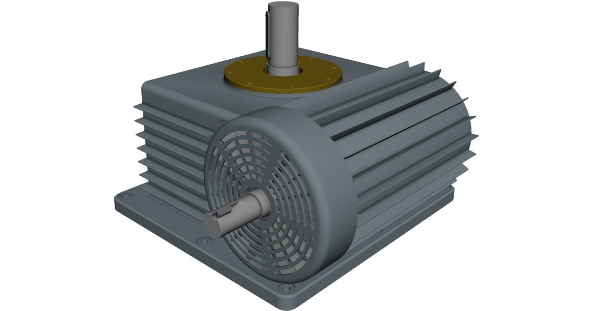 Electric Motor CAD Model - 3D CAD Browser