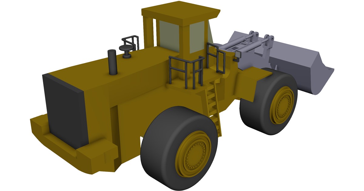 Front Loader CAD Model - 3D CAD Browser
