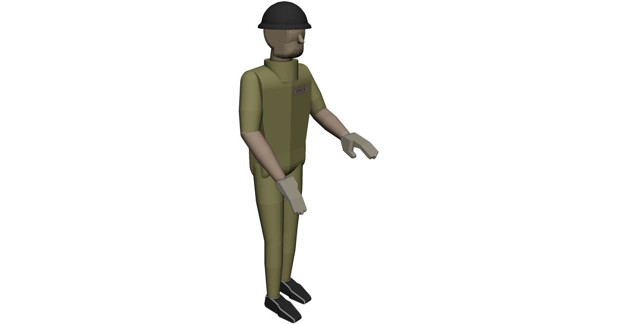 Human Operator CAD Model - 3D CAD Browser