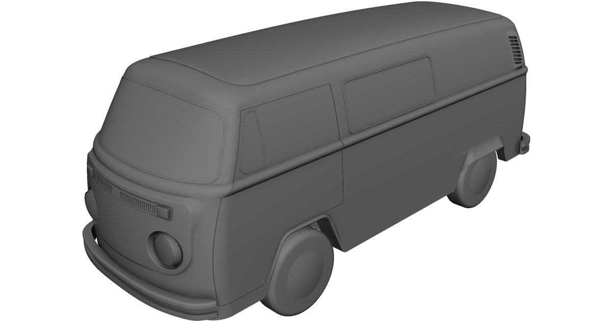 Volkswagen T2B CAD Model - 3D CAD Browser