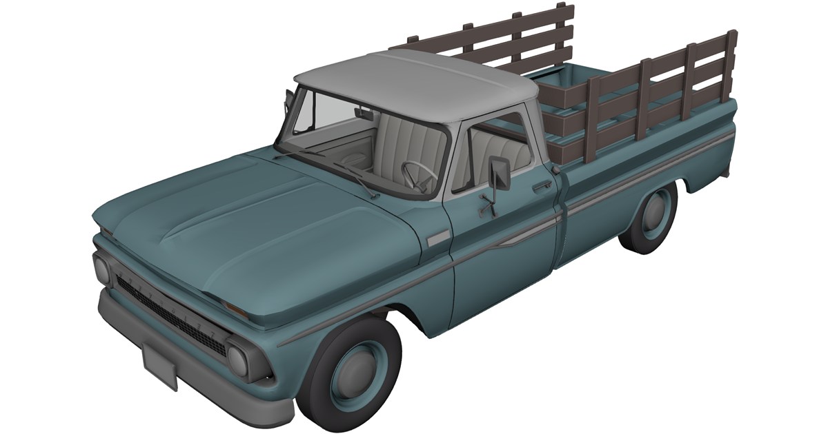 Chevrolet C10 Pickup 3D Model - 3D CAD Browser