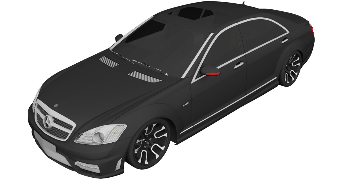 Mercedes-Benz S65 AMG 3D Model (2010) - 3D CAD Browser