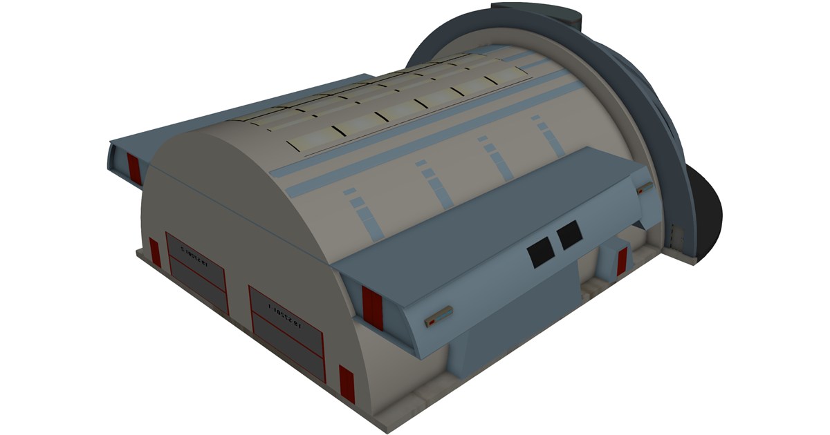 Hanger Bay 3D Model - 3D CAD Browser