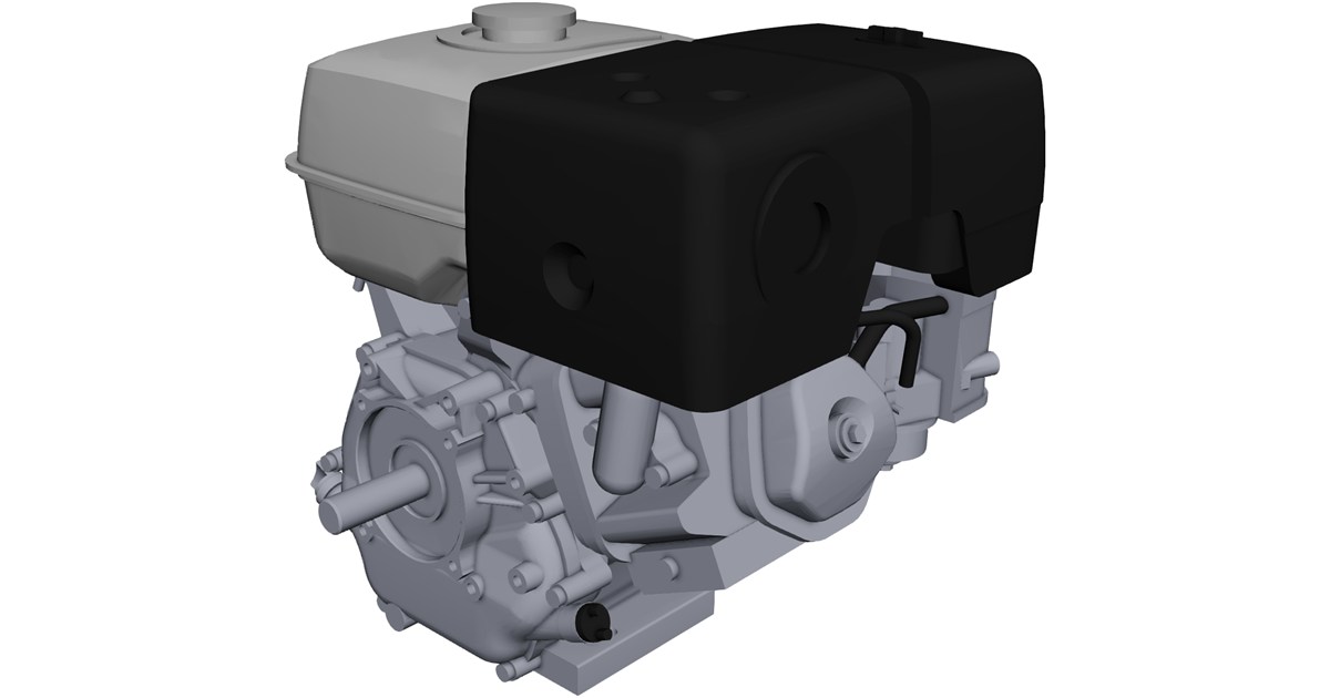 Honda GX340 Engine CAD Model - 3D CAD Browser
