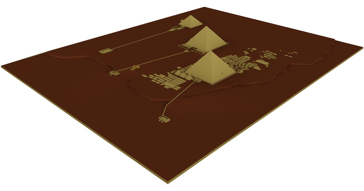 Egypt Pyramids 3D Model - 3D CAD Browser