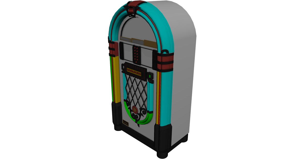 Jukebox 3D Model - 3D CAD Browser