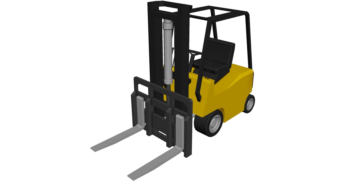 Forklift 3D Model - 3D CAD Browser