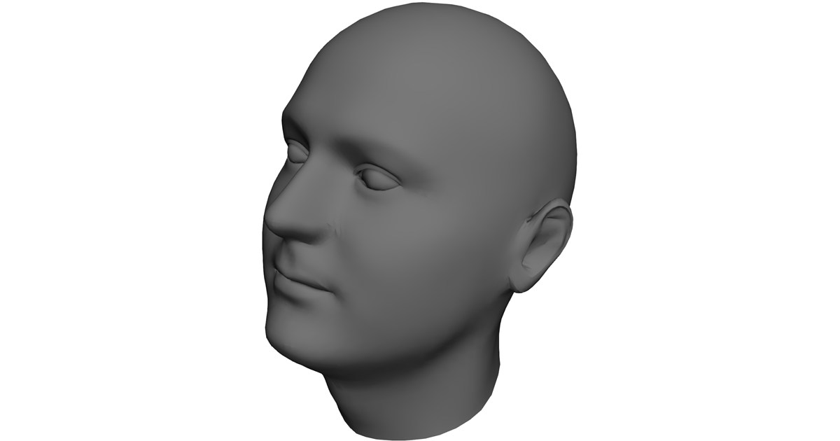 Human Head 3D Model - 3D CAD Browser