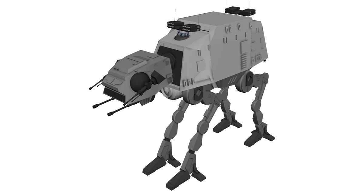 Star Wars Advanced ATAT 3D Model - 3D CAD Browser
