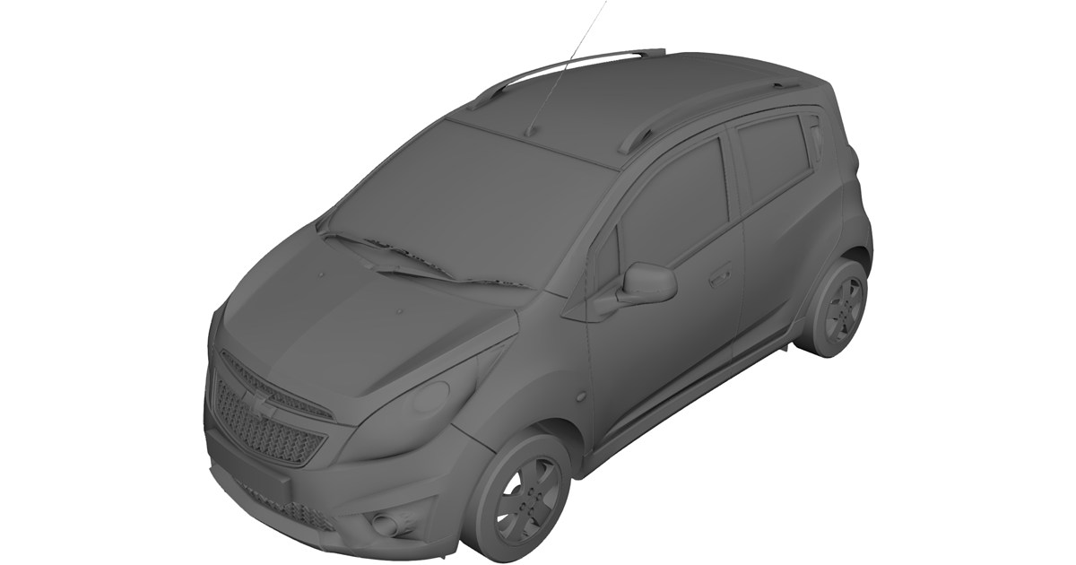 Chevrolet Spark 3D Model - 3D CAD Browser