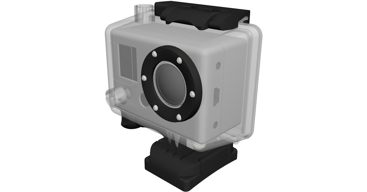 GoPro Hero Camera CAD Model - 3D CAD Browser
