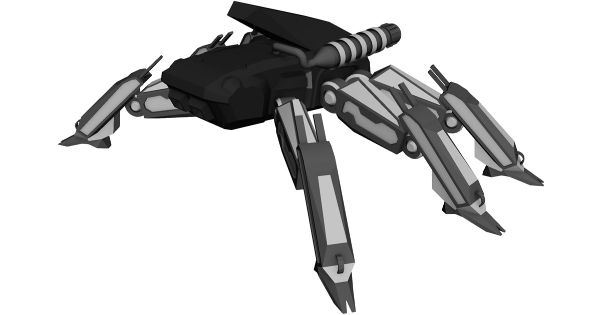Mecha Spider 3D Model - 3D CAD Browser