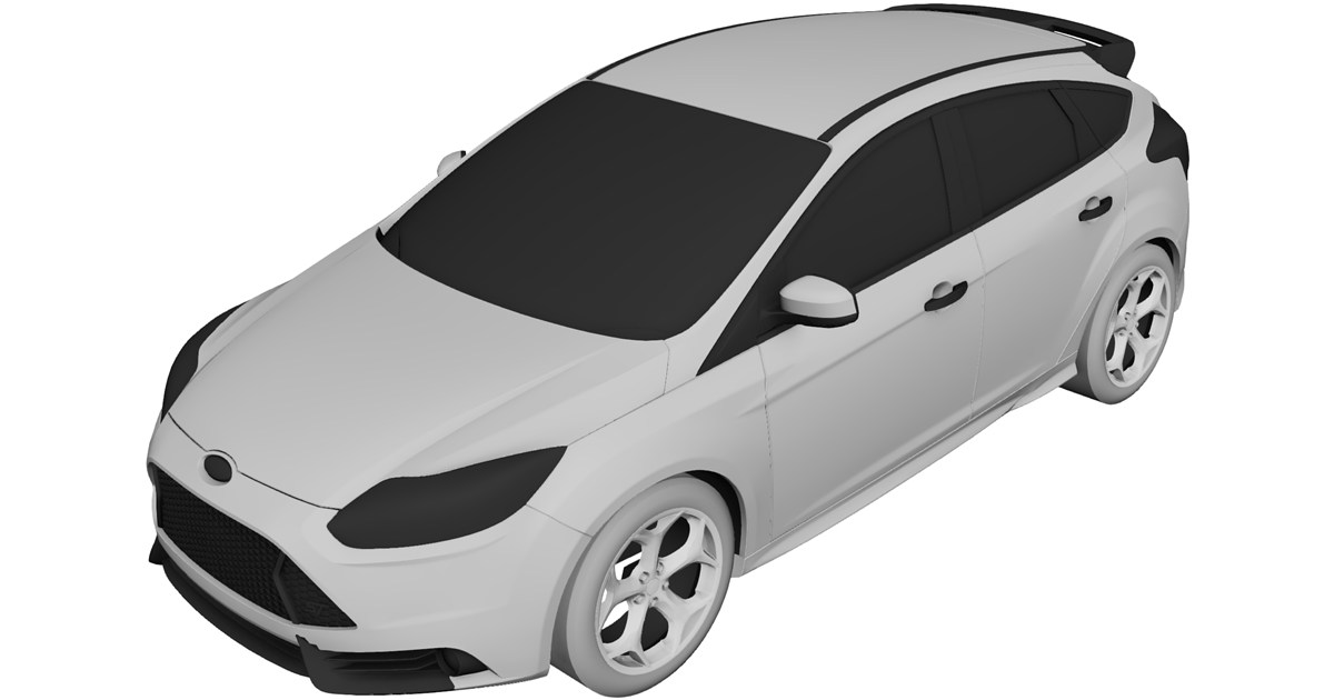 Ford Focus ST 3D Model (2012) - 3D CAD Browser