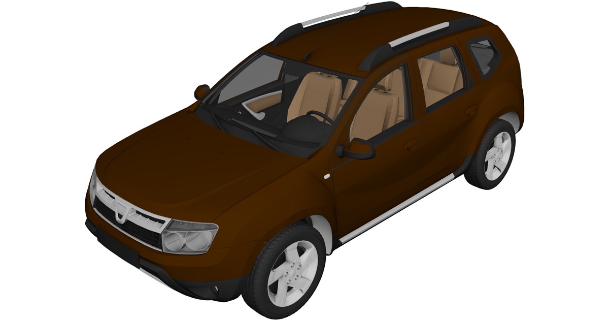 Renault (Dacia) Duster 3D Model - 3D CAD Browser