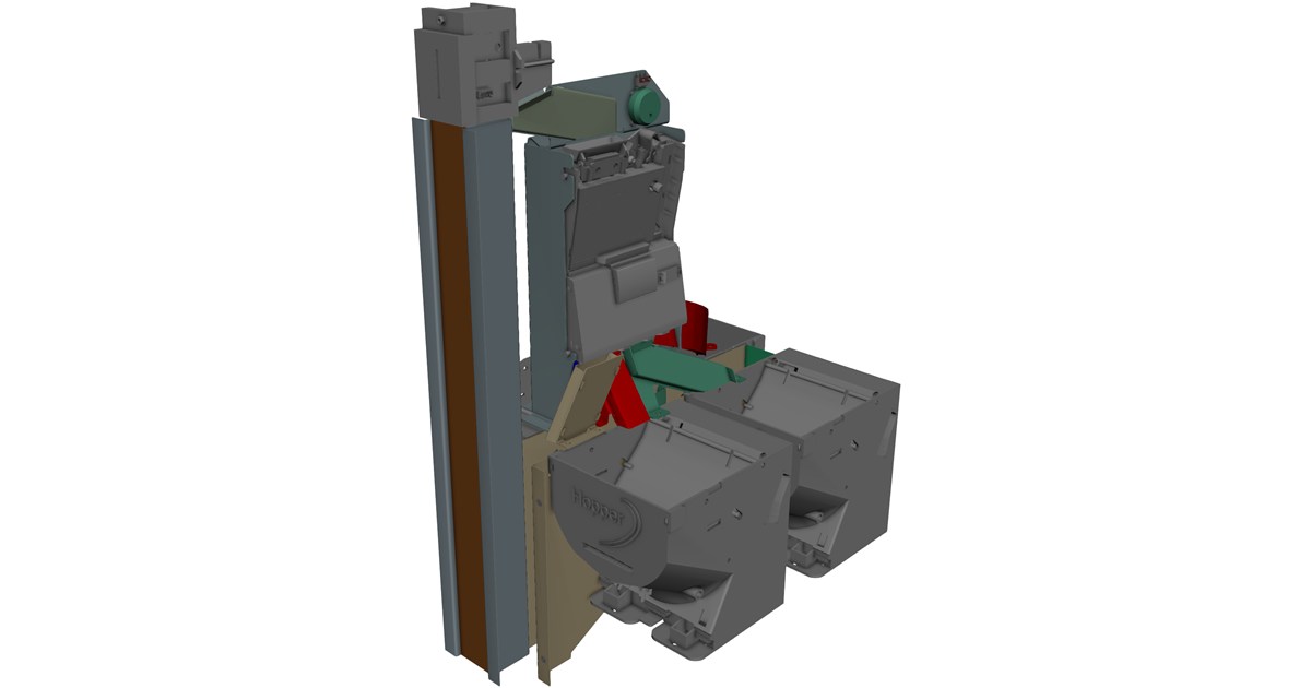 Coin Acceptor CAD Model - 3D CAD Browser