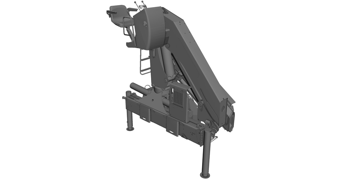 Palfinger PK23500A Crane CAD Model - 3D CAD Browser