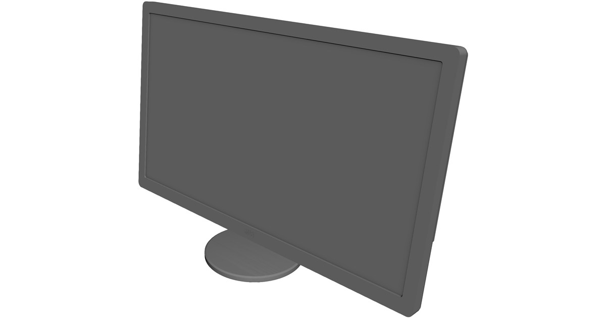 Monitor 27 inch CAD Model - 3D CAD Browser