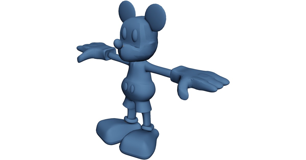 Mickey Mouse 3D Model - 3D CAD Browser