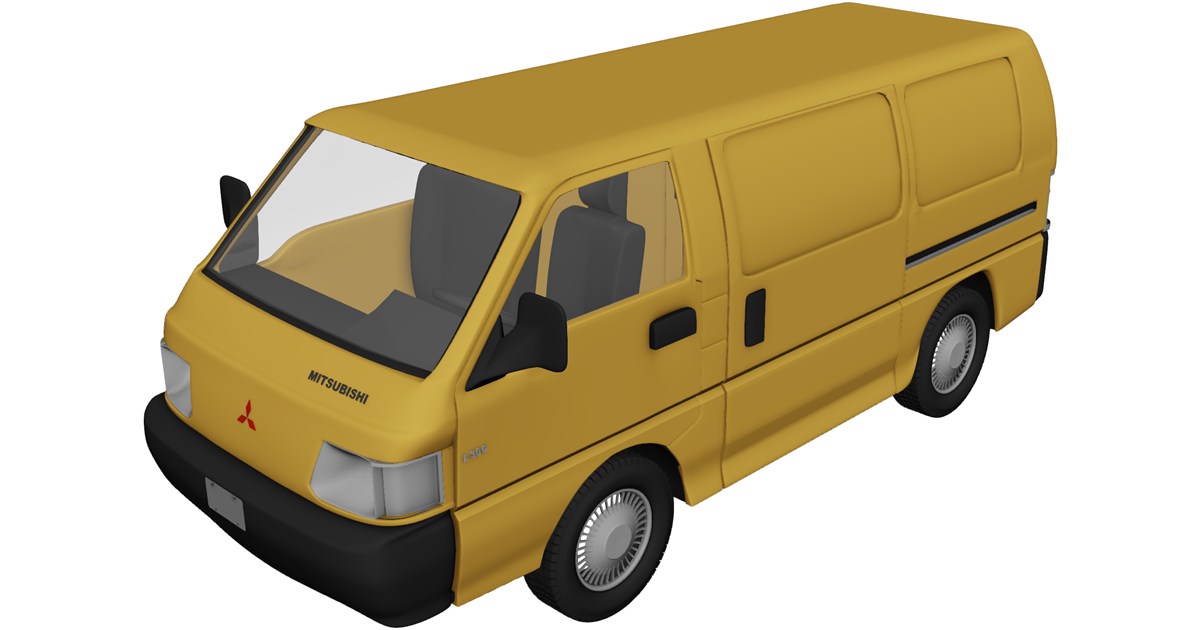 Mitsubishi L300 3D Model (1997) - 3D CAD Browser