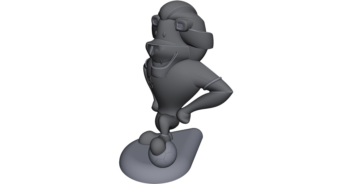 Cartoon Lion CAD Model - 3D CAD Browser