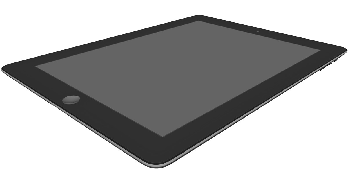 Apple iPad 3D Model - 3D CAD Browser