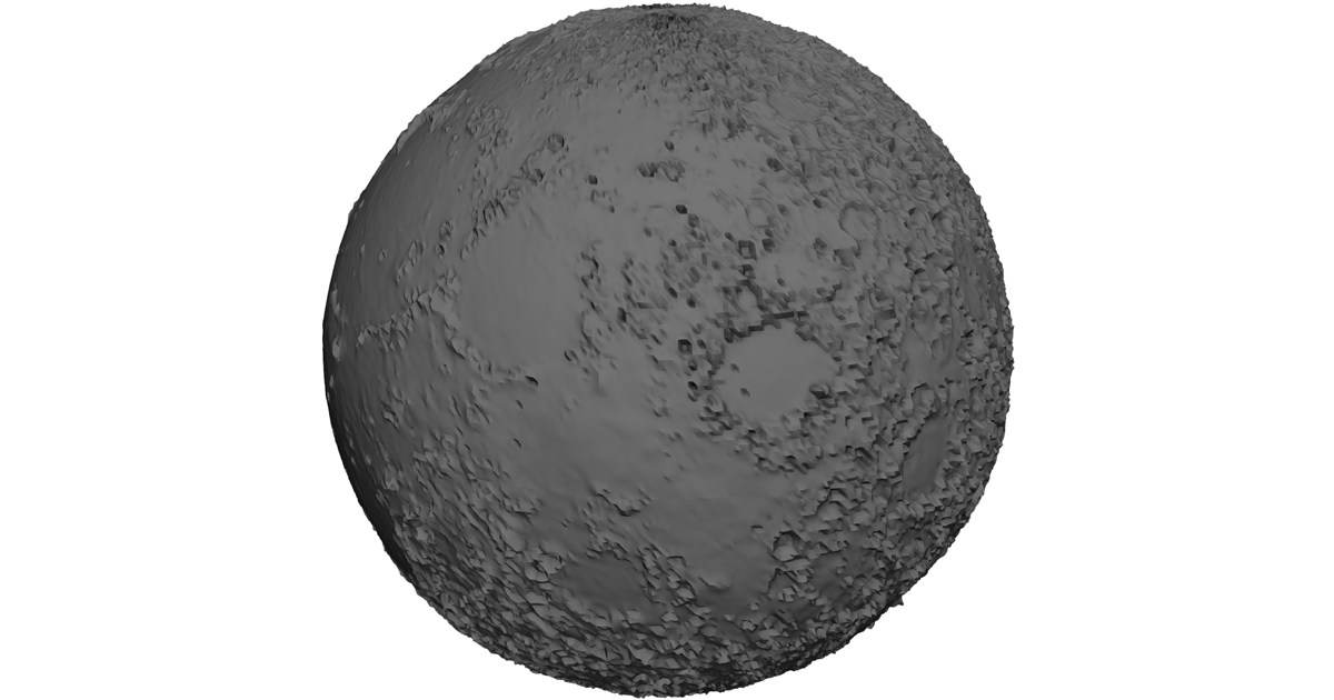 Moon 3D Model - 3D CAD Browser