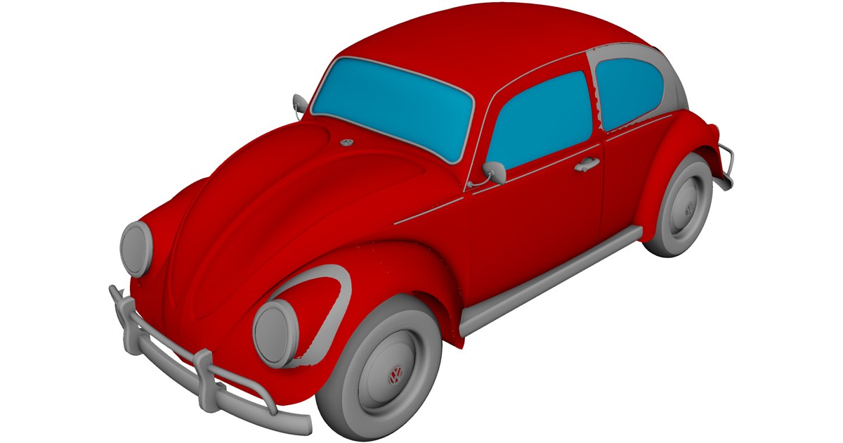 Volkswagen Beetle CAD Model - 3D CAD Browser