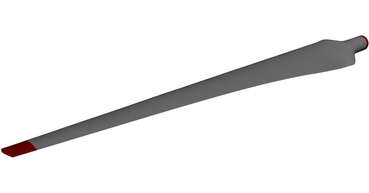 Wind Turbine Blade CAD Model - 3D CAD Browser
