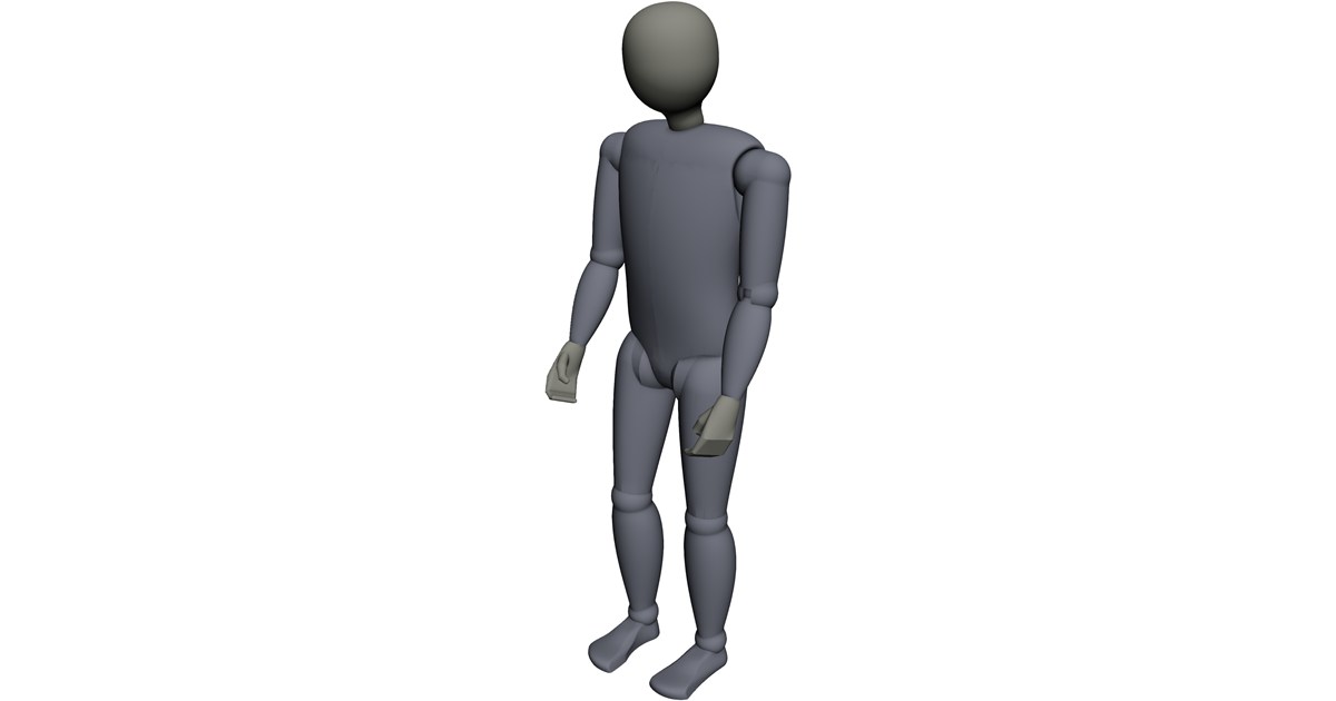 Man Standing CAD Model - 3D CAD Browser