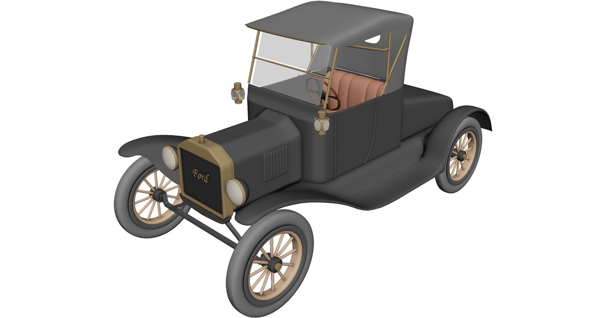 Ford T 3D Model - 3D CAD Browser