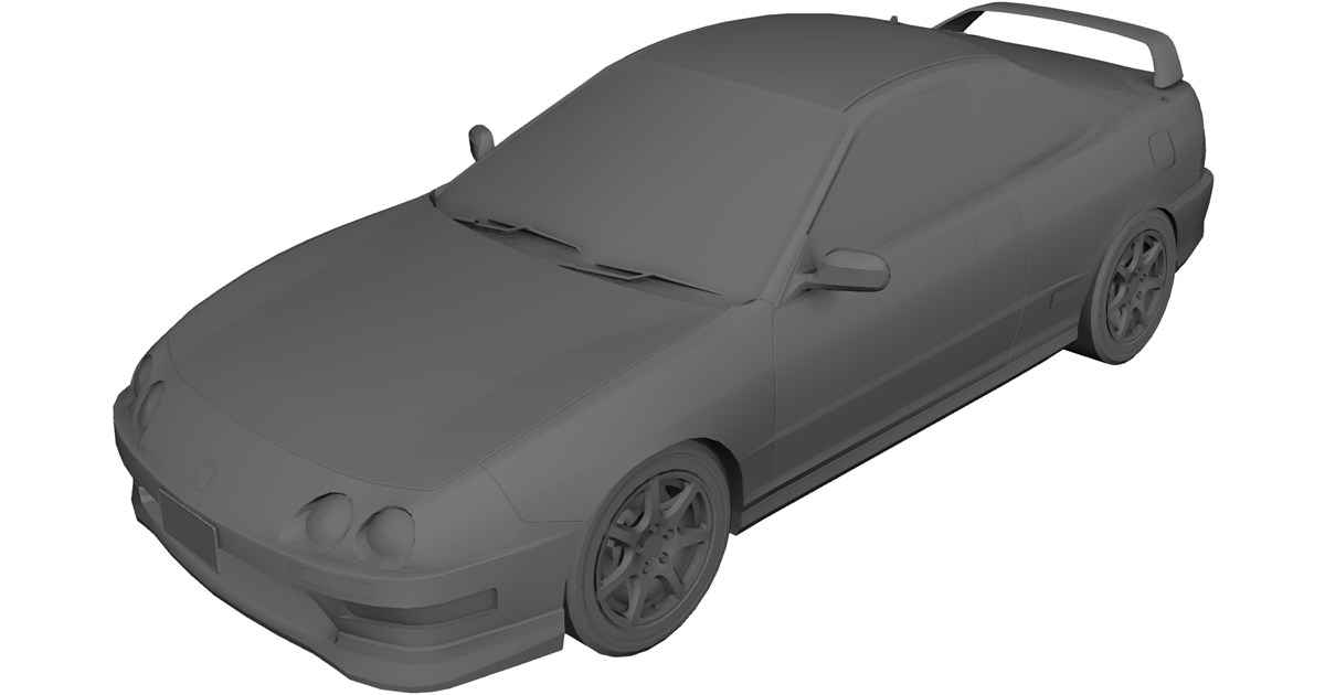 Honda Integra Type R 3D Model - 3D CAD Browser