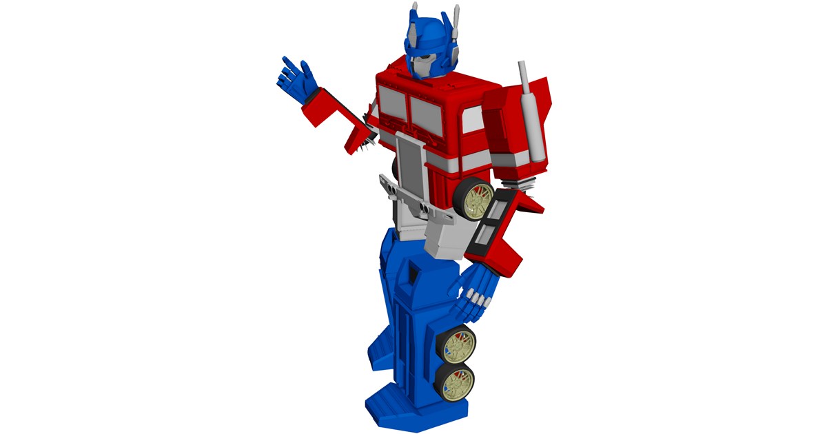 Transformers Optimus Prime 3D Model - 3D CAD Browser