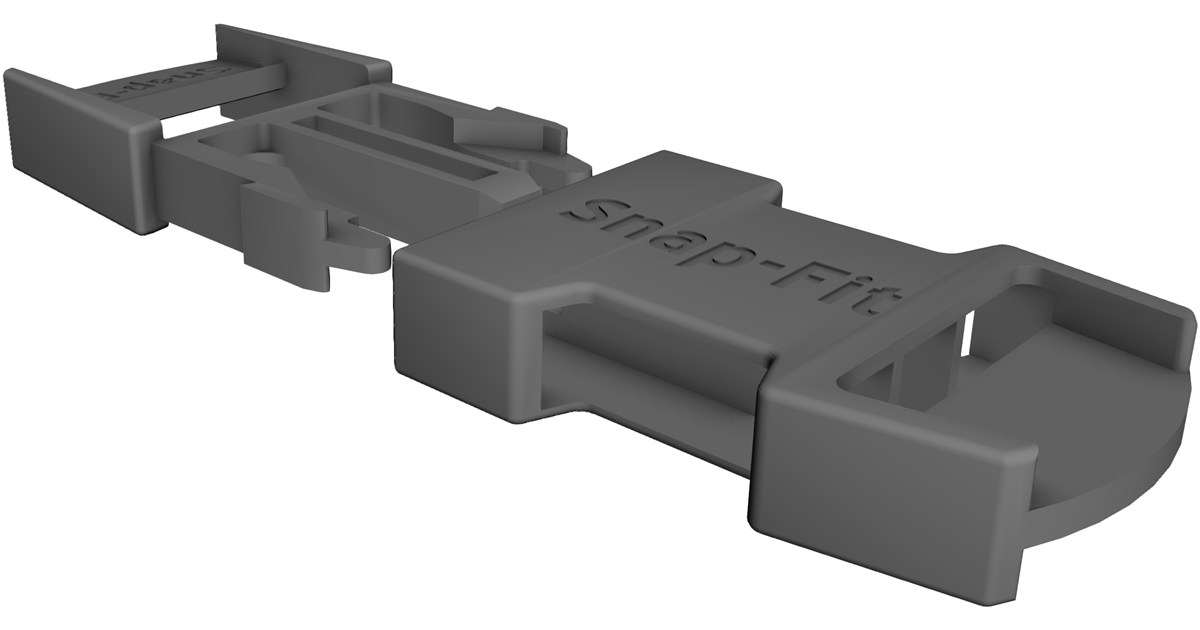 Snap Fit Buckle 3D Model - 3D CAD Browser