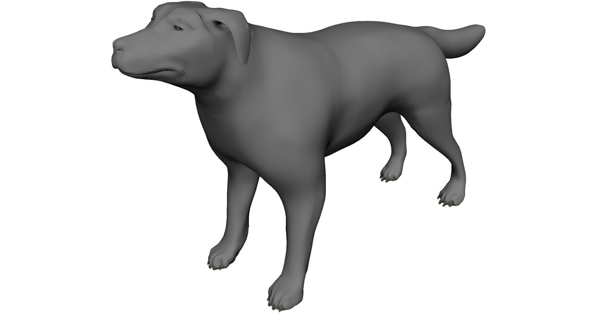 Dog 3D Model - 3D CAD Browser