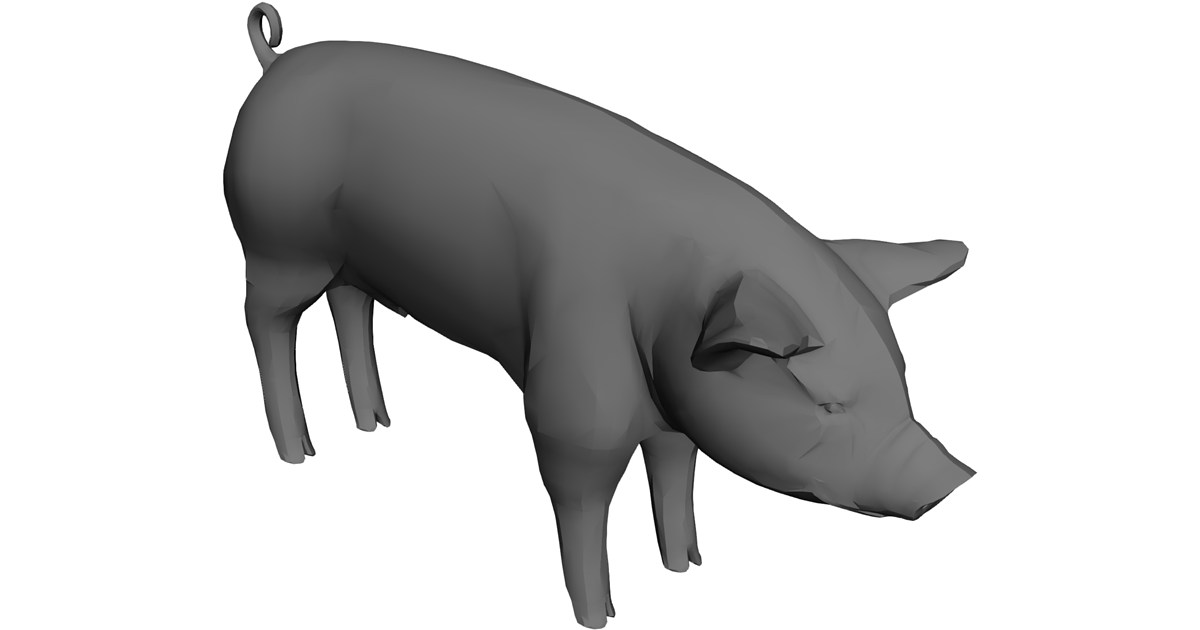 Pig 3D Model - 3D CAD Browser