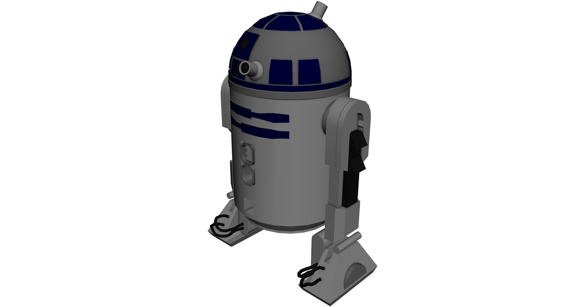Star Wars R2-D2 R2-Unit 3D Model - 3D CAD Browser