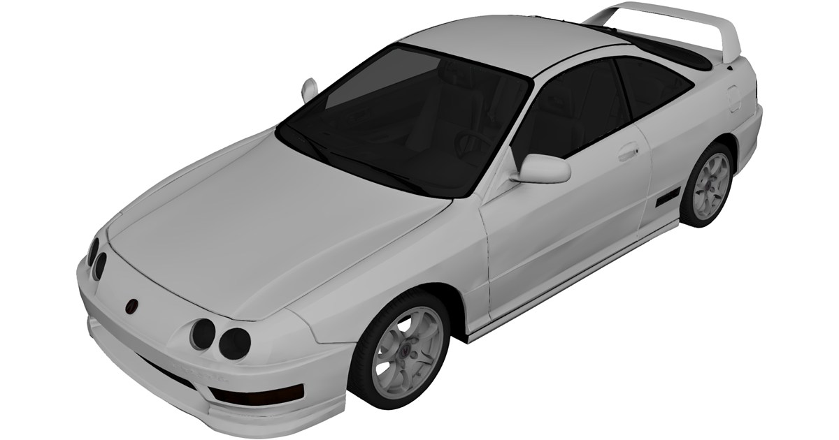 Acura Integra Type-R 3D Model (2001) - 3D CAD Browser