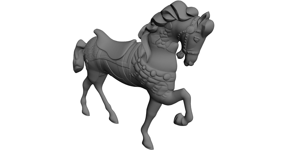 Horse Sculpture 3D Model - 3D CAD Browser