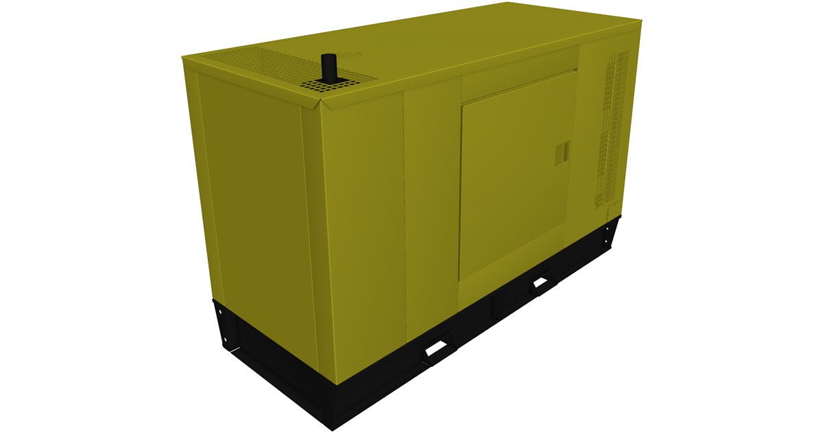Diesel Generator Type A CAD Model - 3D CAD Browser