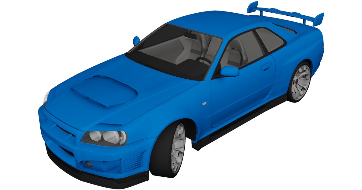 Nissan Skyline GT-R 3D Model - 3D CAD Browser