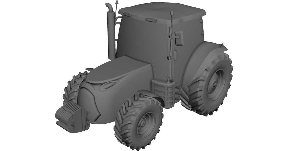 Tractor CAD Model - 3D CAD Browser