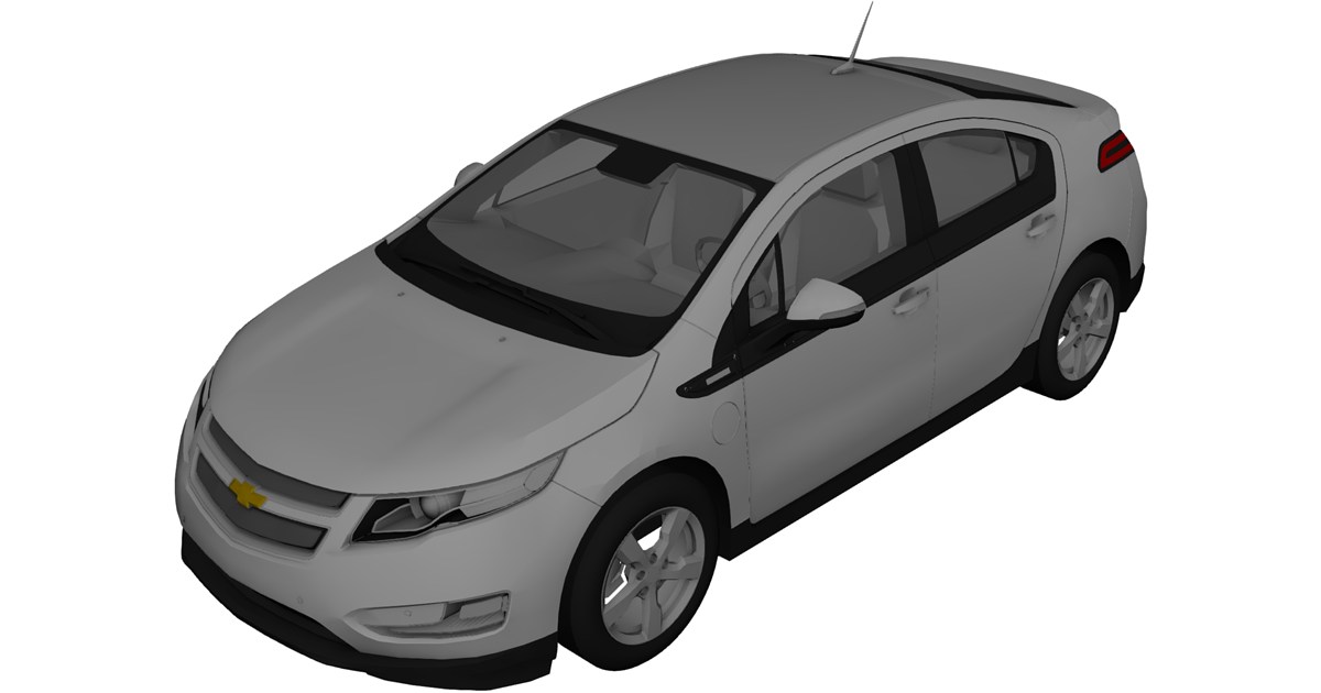 Chevrolet Volt 3D Model - 3D CAD Browser